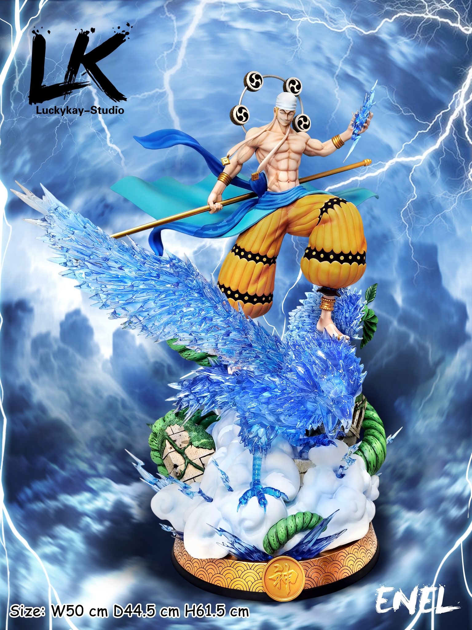 LK Studio One Piece Enel GK Resin Statue PREORDER - Toy Okoku