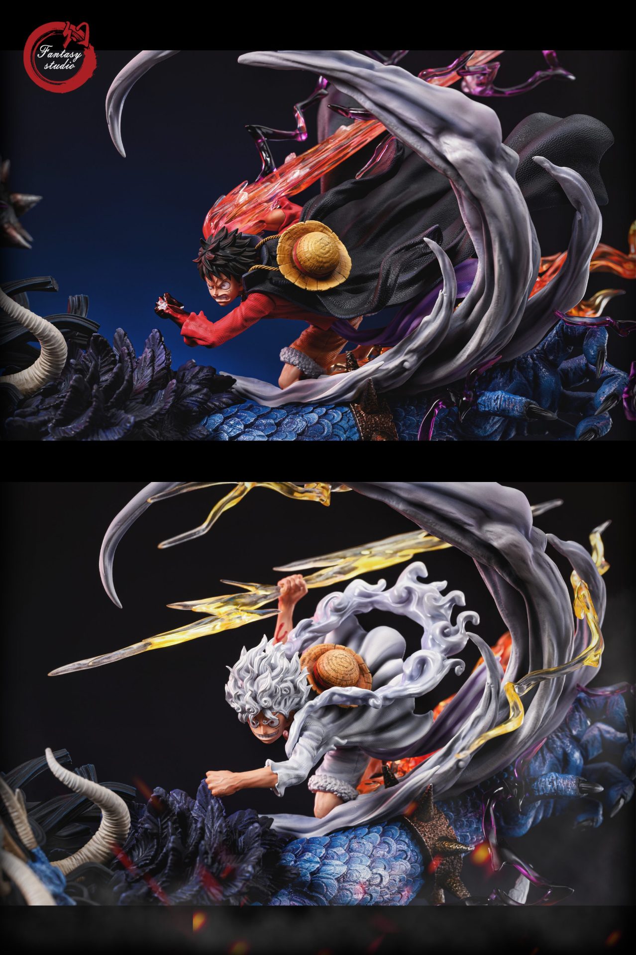 Fantasy Studio Luffy vs Kaido GK Resin Statue PREORDERR - Toy Okoku