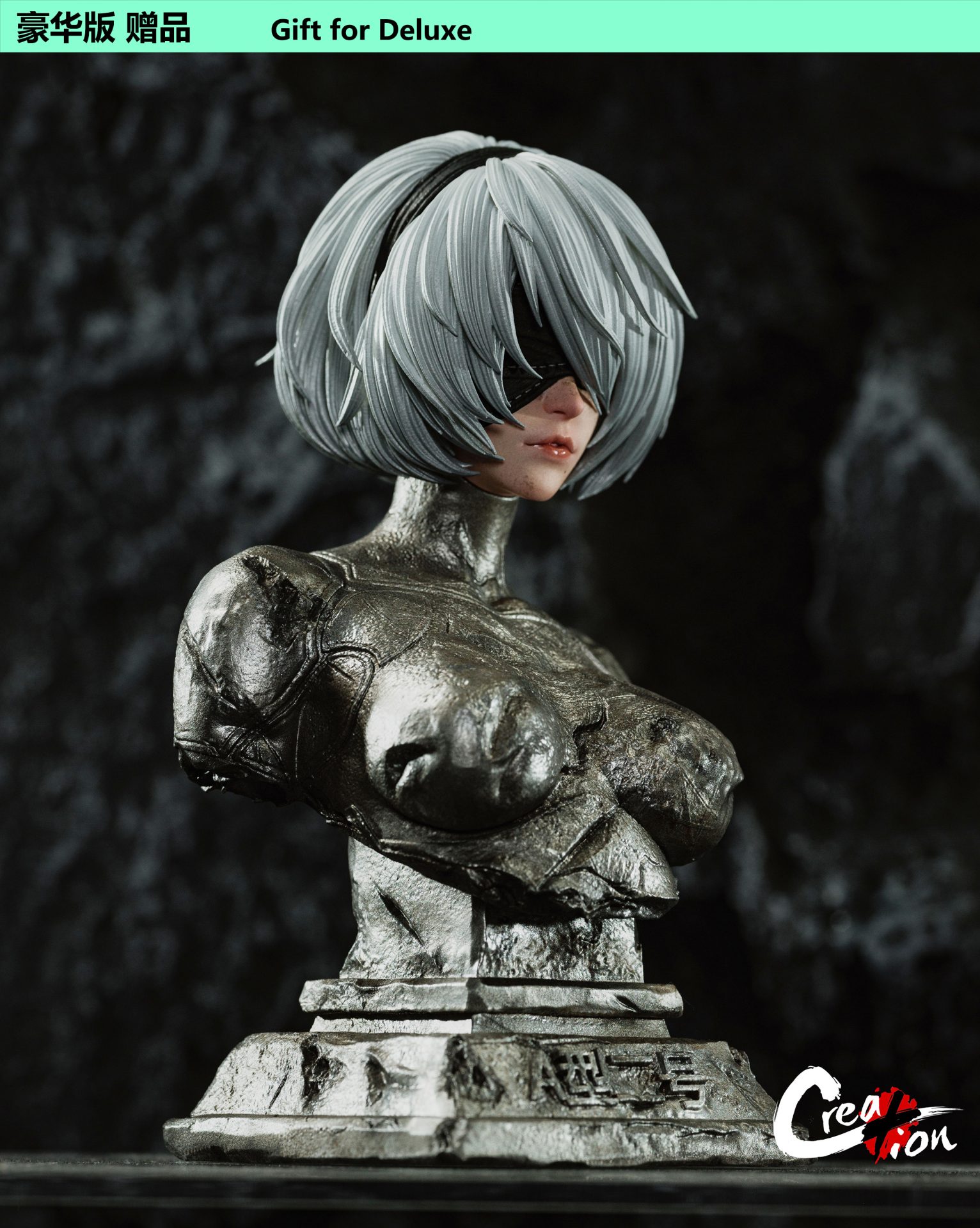Creation Studio Nier Automata YorHa 1/4 A2 Sexy Female Robot Resin GK Statue PREORDER - Toy Okoku