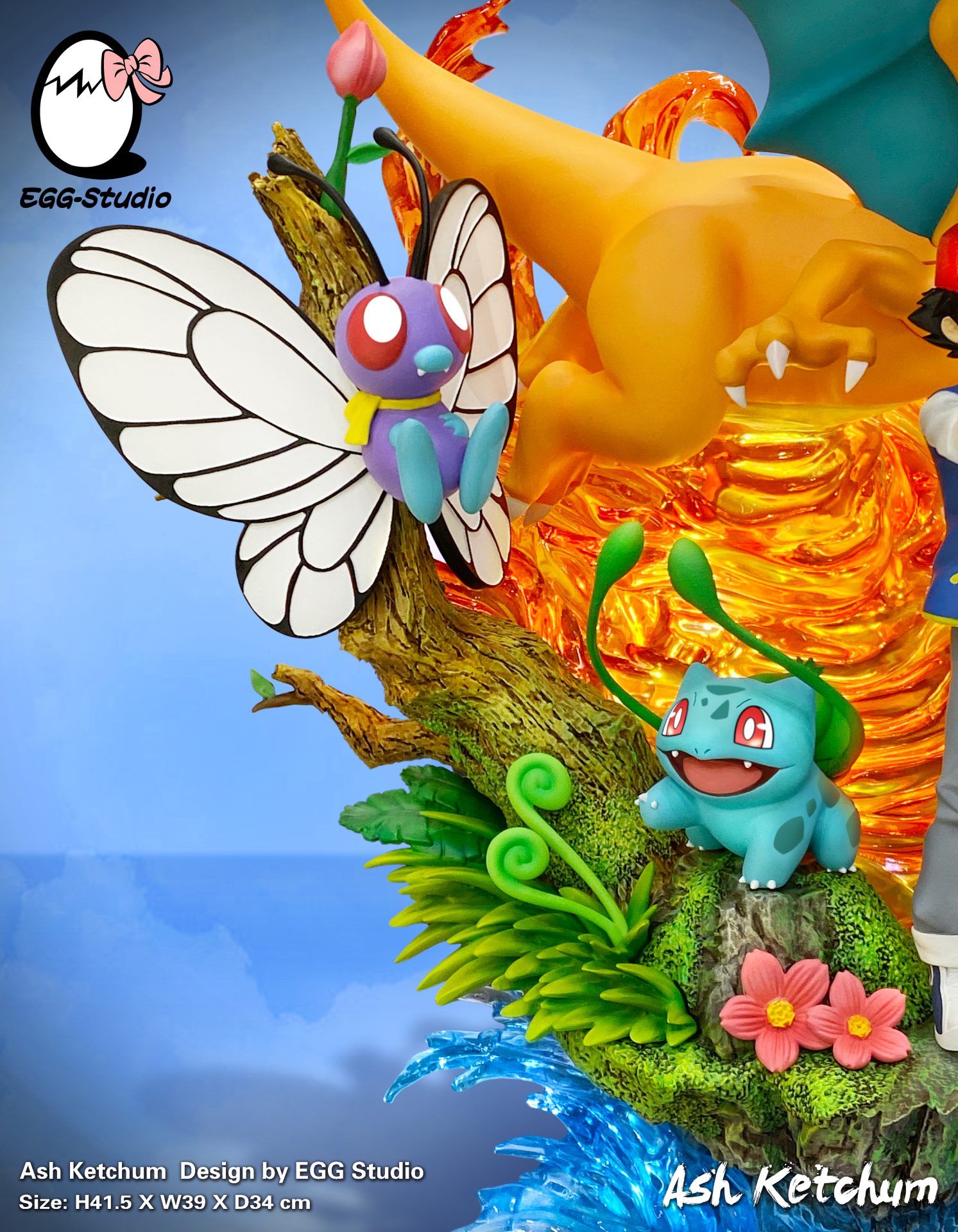 Egg Studio Pokemon Ash Ketchum GK Resin Statue PREORDER - Toy Okoku