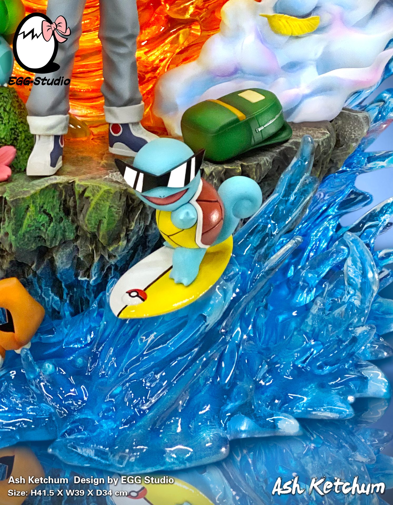 Egg Studio Pokemon Ash Ketchum GK Resin Statue PREORDER - Toy Okoku