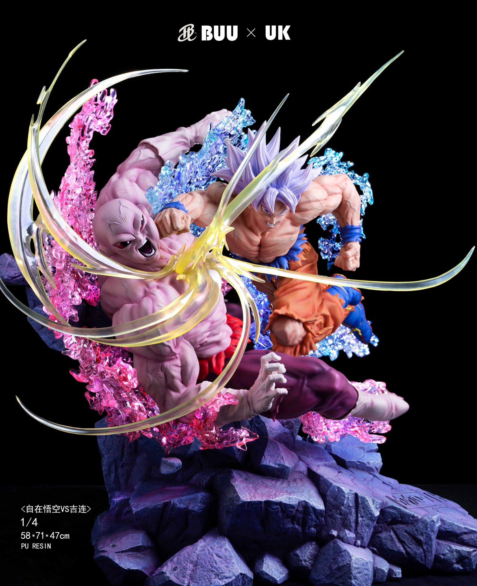 Buu x UK Studio Goku vs Jiren Resin GK Statue PREORDER - Toy Okoku
