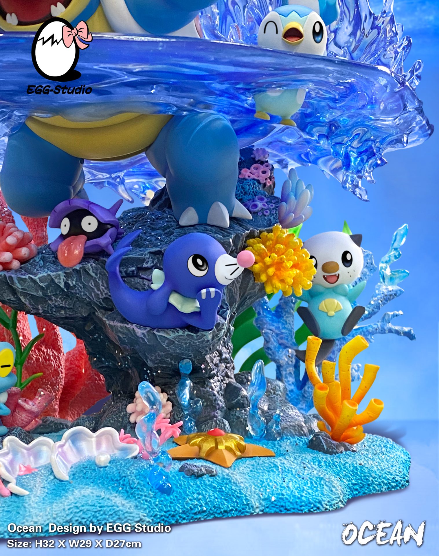 Egg Studio Pokemon Ocean Design GK Resin Statue PREORDER - Toy Okoku
