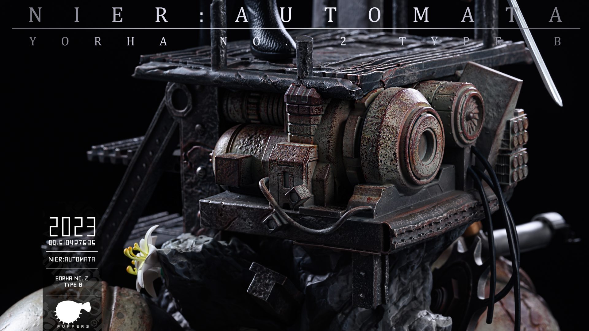 Puffer Chicken Studio Nier Automata YorHa 2B Sexy Female Robot Resin GK Statue PREORDER - Toy Okoku