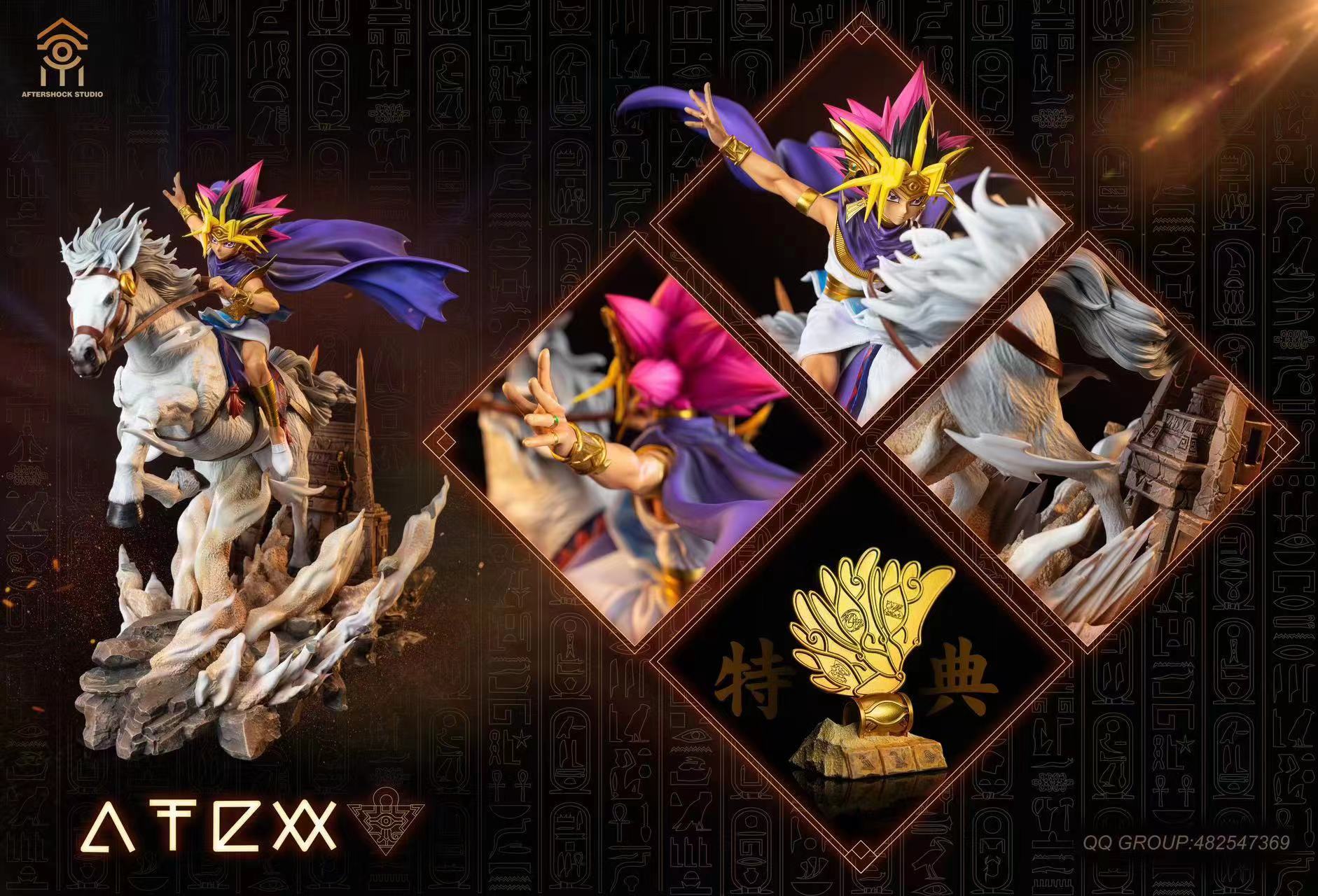 Aftershock Studio Yu Gi Oh Pharoah Atem GK Resin STATUE PREORDER - Toy ...