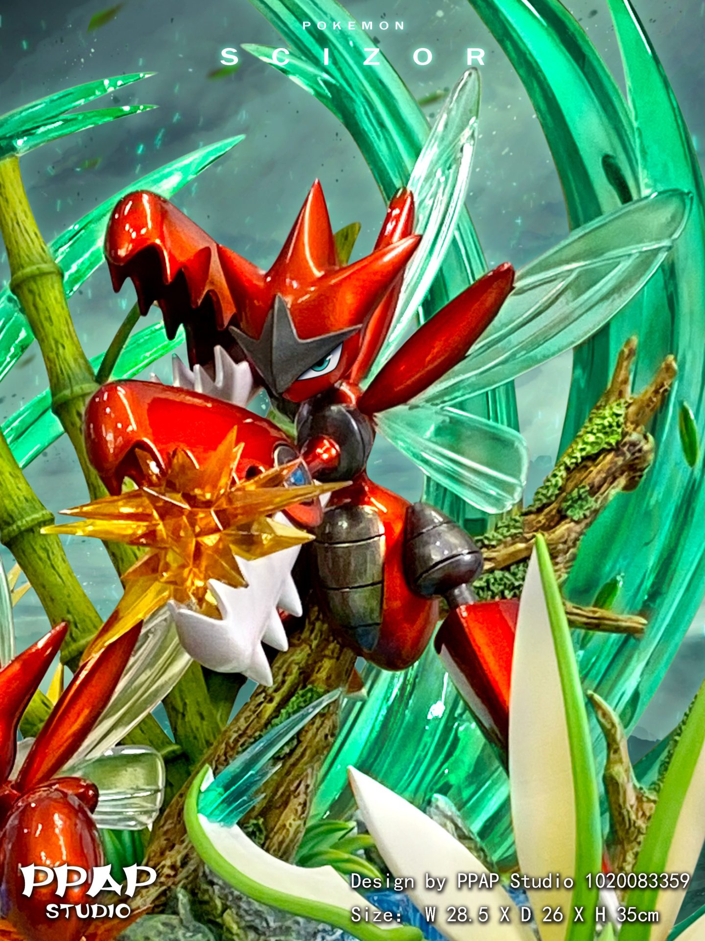 PPAP Studio Pokemon Scizor Evolution Series GK Resin Statue PREORDER ...