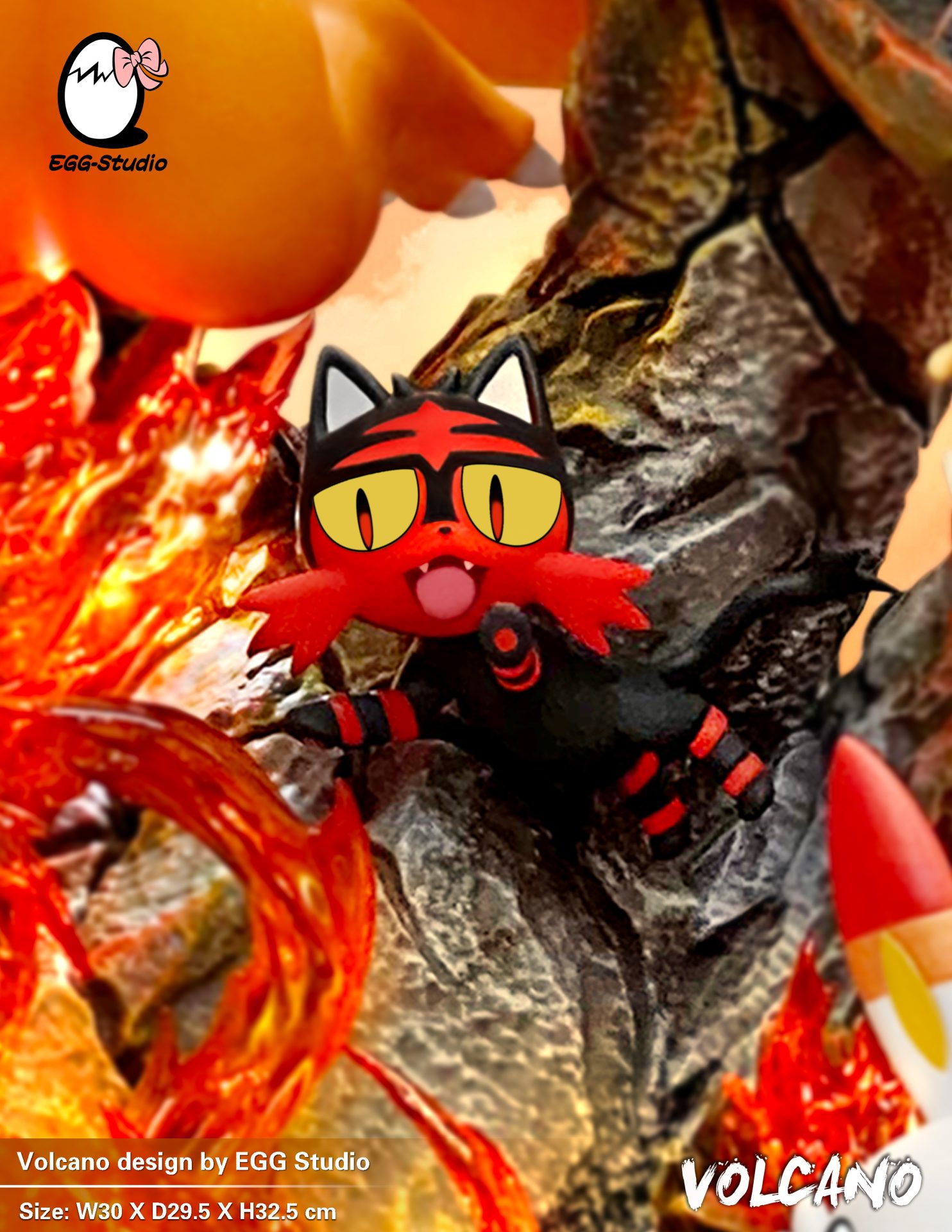 Egg Studio Pokemon Volcano Design GK Resin Statue PREORDER - Toy Okoku
