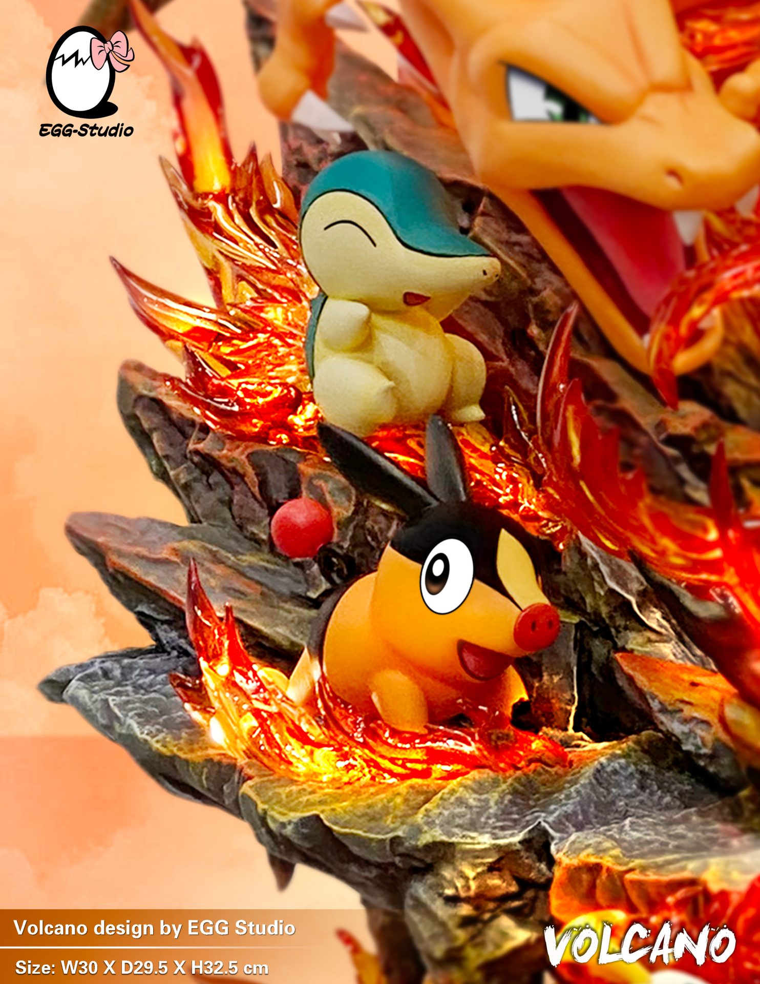 Egg Studio Pokemon Volcano Design GK Resin Statue PREORDER - Toy Okoku