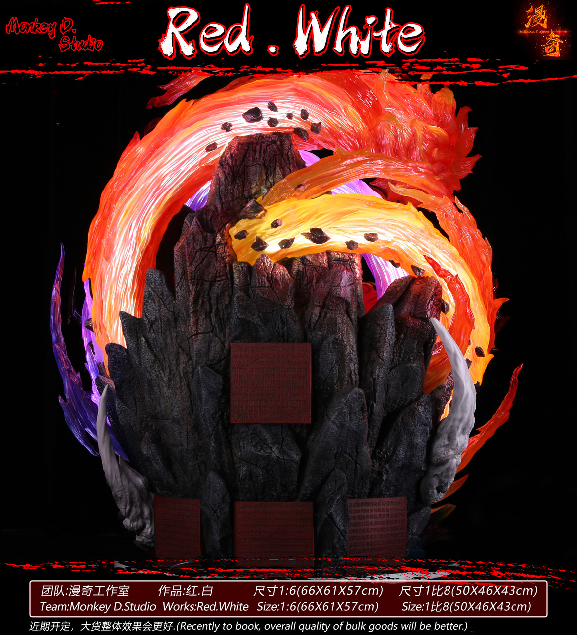 Monkey D Studio Monkey D Luffy and Shanks GK Resin Statue PREORDER ...