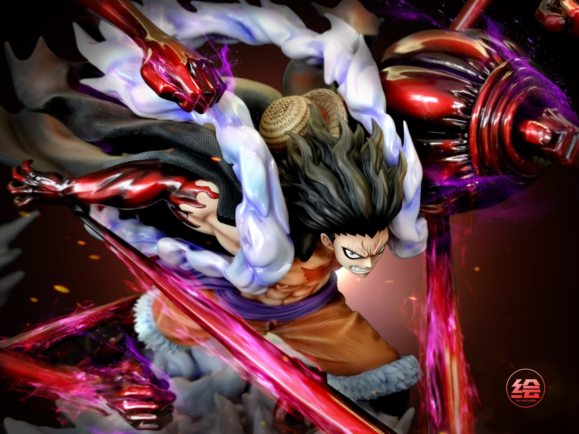 TH Studio Snake Man Monkey D Luffy GK Resin Statue PREORDER - Toy Okoku