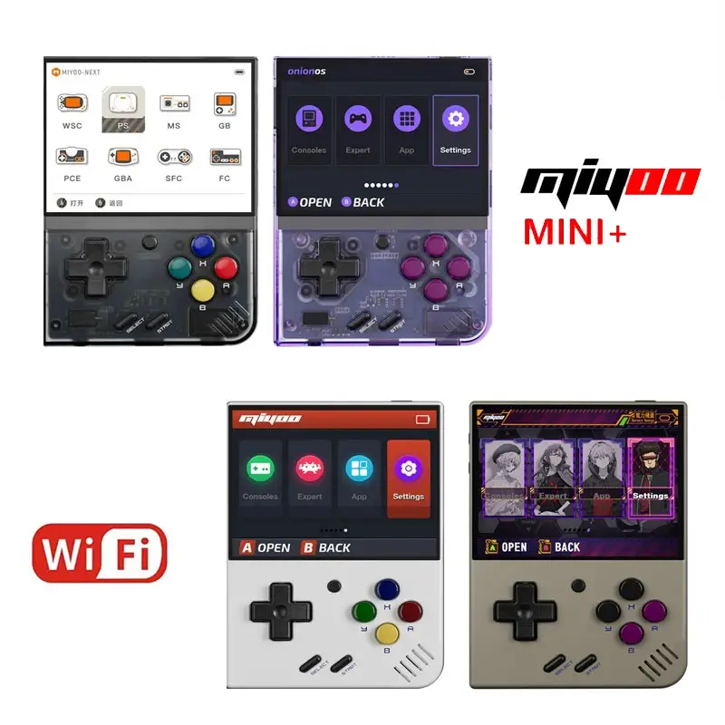 MIYOO MINI Plus + Portable Retro Handheld Game Console handheld Device ...