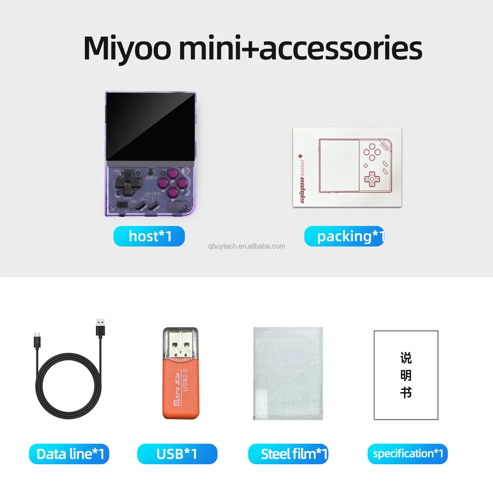 MIYOO MINI Plus + Portable Retro Handheld Game Console handheld Device ...