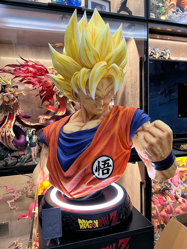 KD Collectibles Life Size Goku Bust Recast Statue Preorder - Toy Okoku
