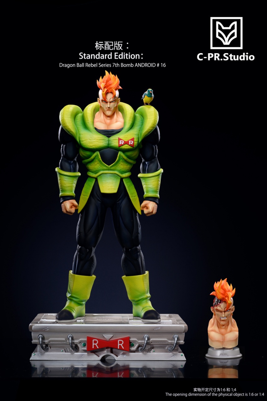 CPR Studio 1/6 and 1/4 Scale DB Android 16 GK Resin Statue PREORDER ...