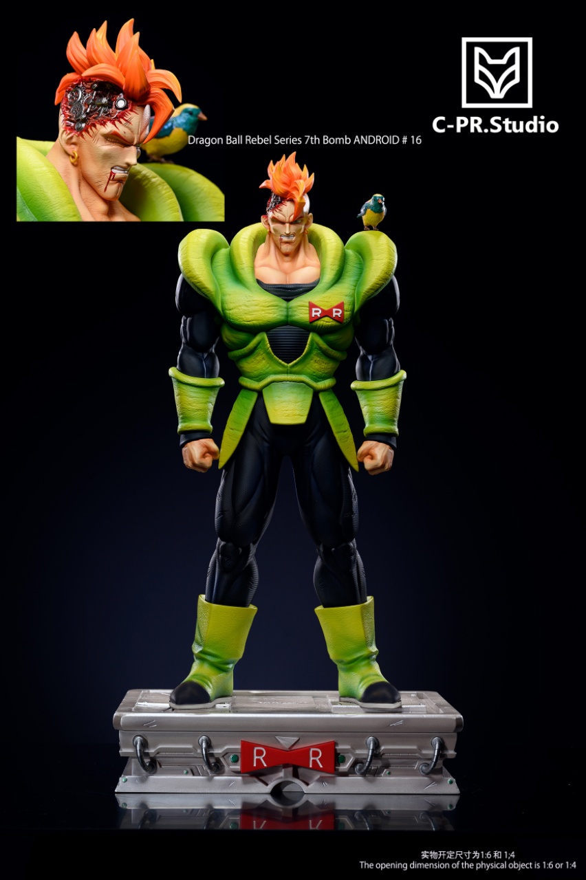 CPR Studio 1/6 and 1/4 Scale DB Android 16 GK Resin Statue PREORDER ...