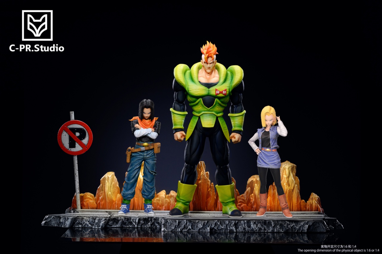 CPR Studio 1/6 and 1/4 Scale DB Android 16 GK Resin Statue PREORDER ...