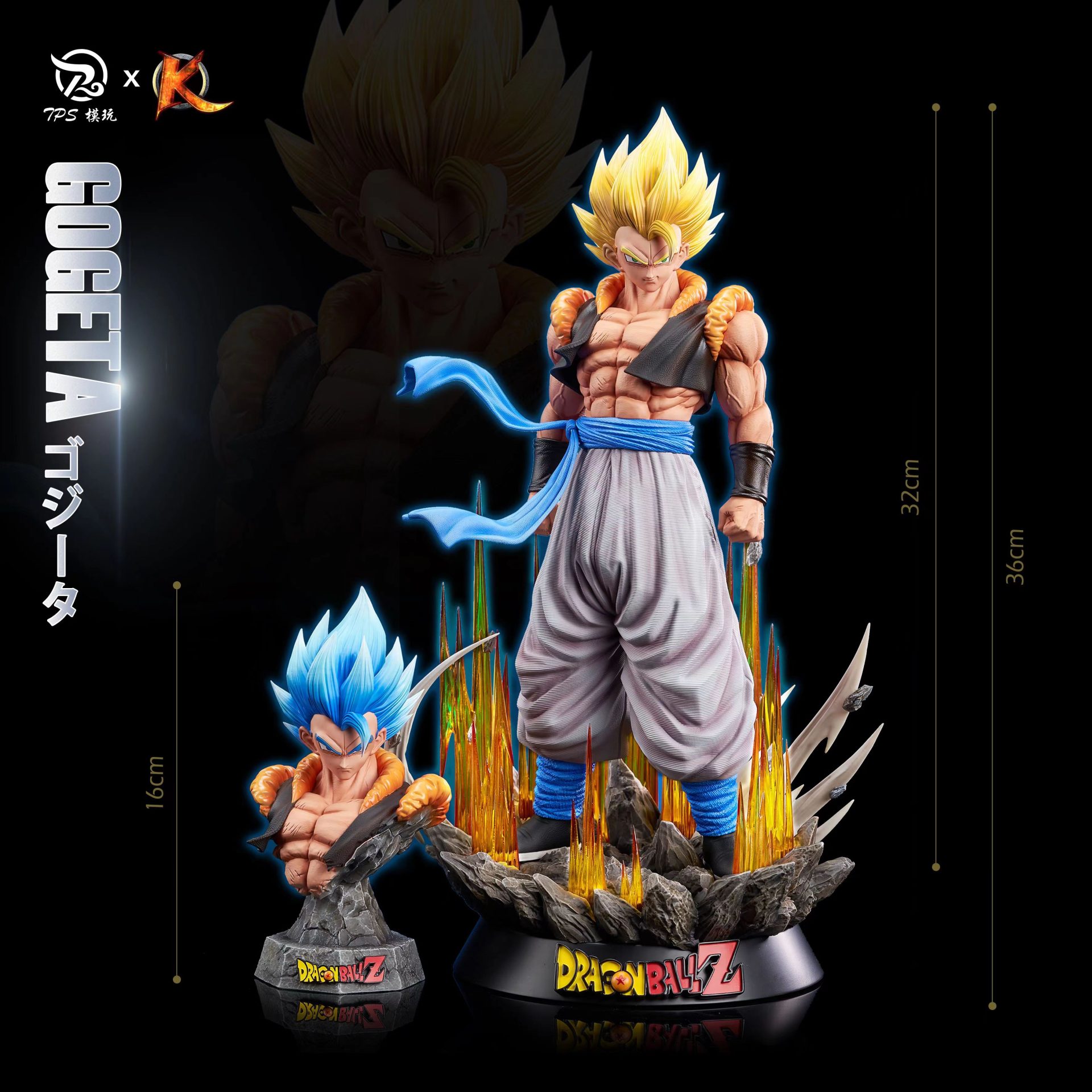 TPS Studio 1/6 Scale Gogeta GK Resin Statue PREORDER - Toy Okoku
