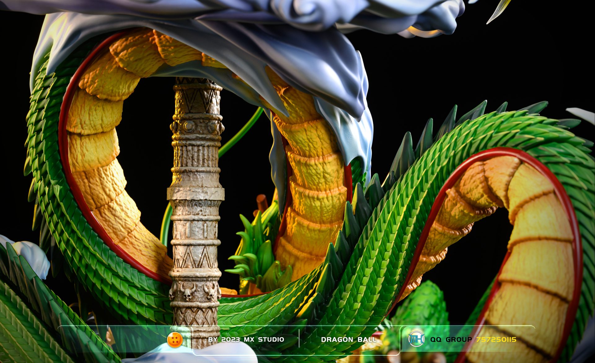 MX Studio Shenron Goku GK Resin Statue PREORDER - Toy Okoku