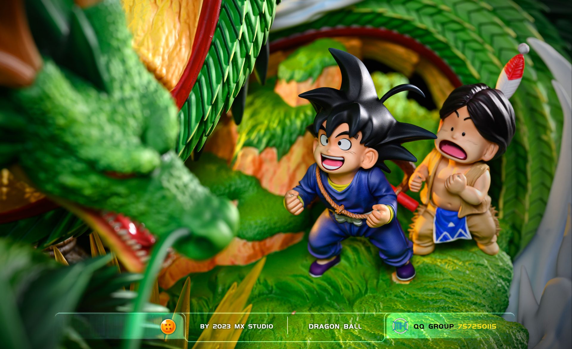 MX Studio Shenron Goku GK Resin Statue PREORDER - Toy Okoku