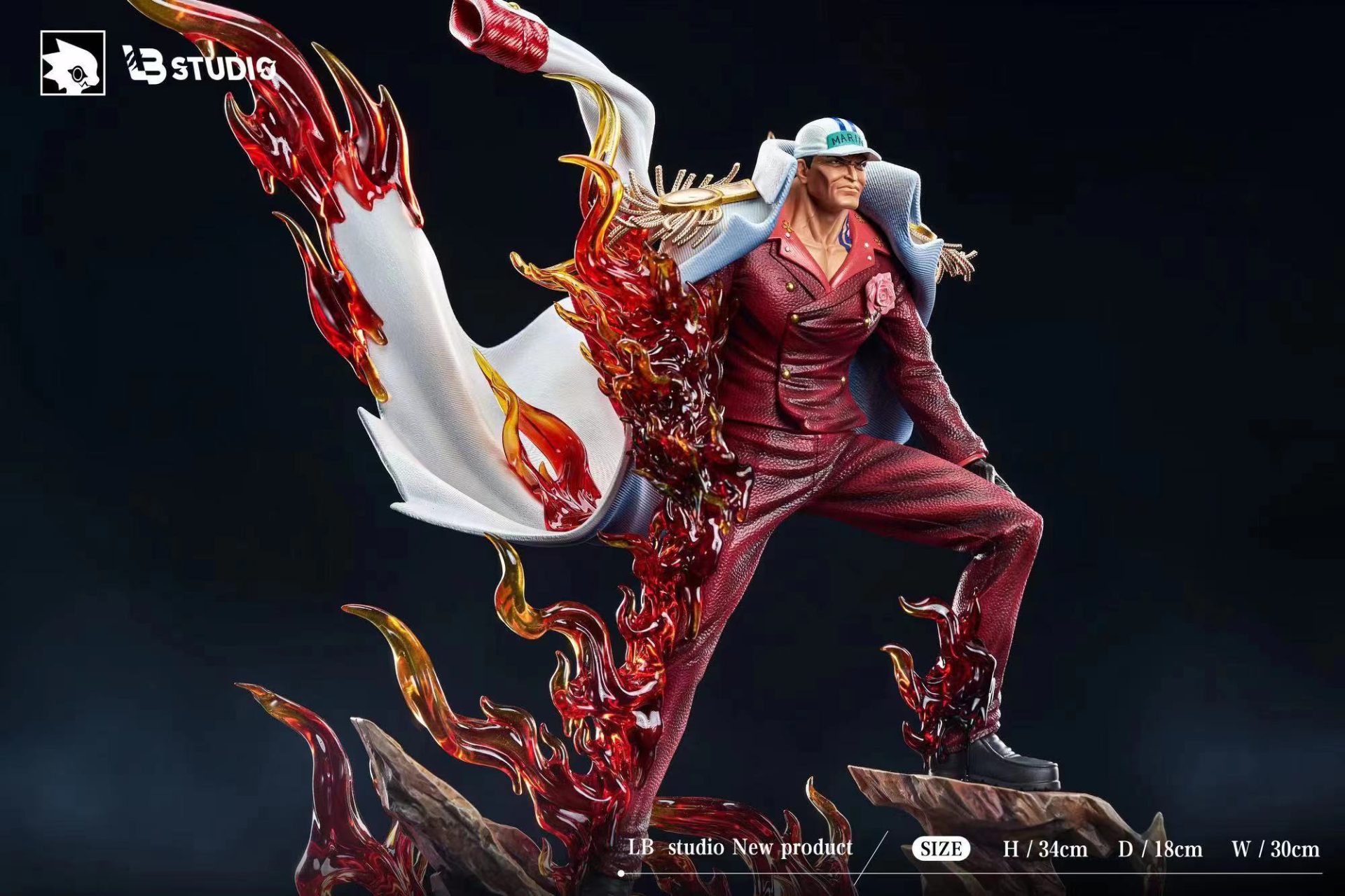 LB Studio OP Akainu GK Resin Statue PREORDER - Toy Okoku