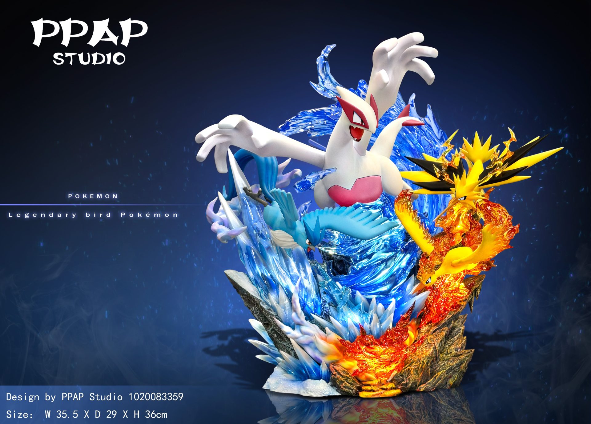 PPAP Studio Legendary Bird Pokemon GK Resin Statue PREORDER - Toy Okoku