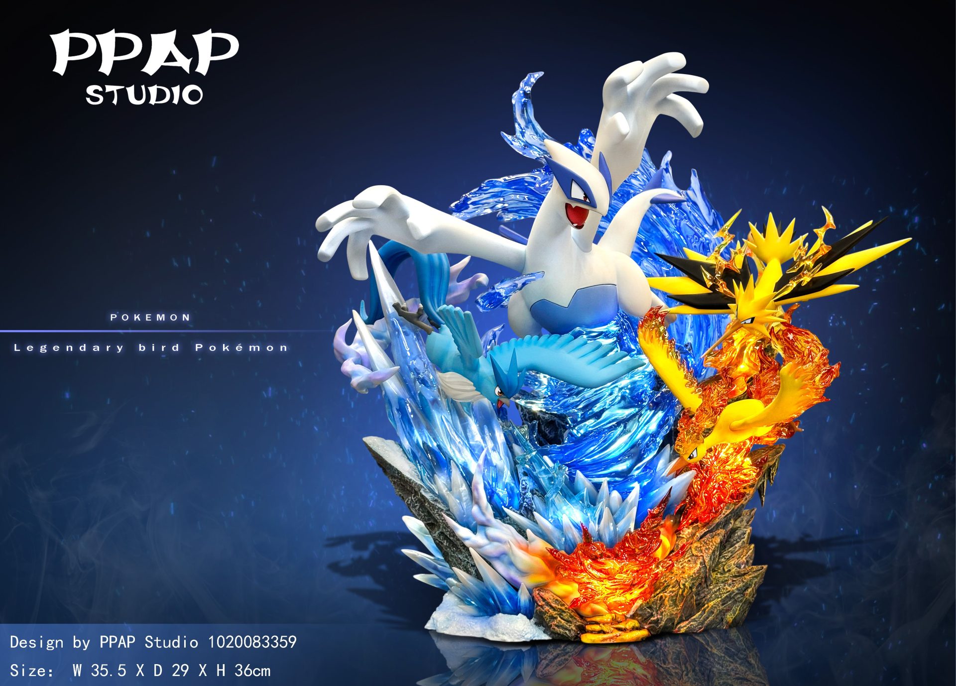 PPAP Studio Legendary Bird Pokemon GK Resin Statue PREORDER - Toy Okoku