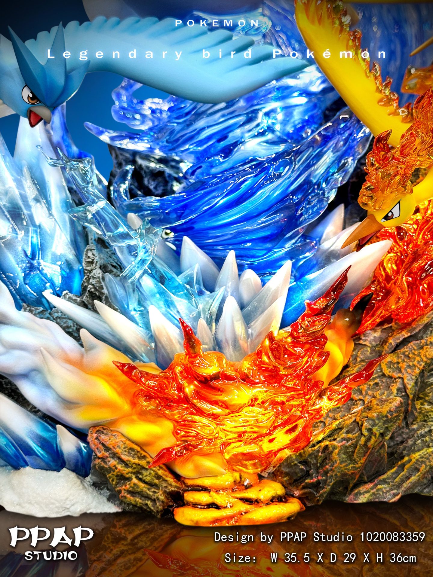 PPAP Studio Legendary Bird Pokemon GK Resin Statue PREORDER - Toy Okoku