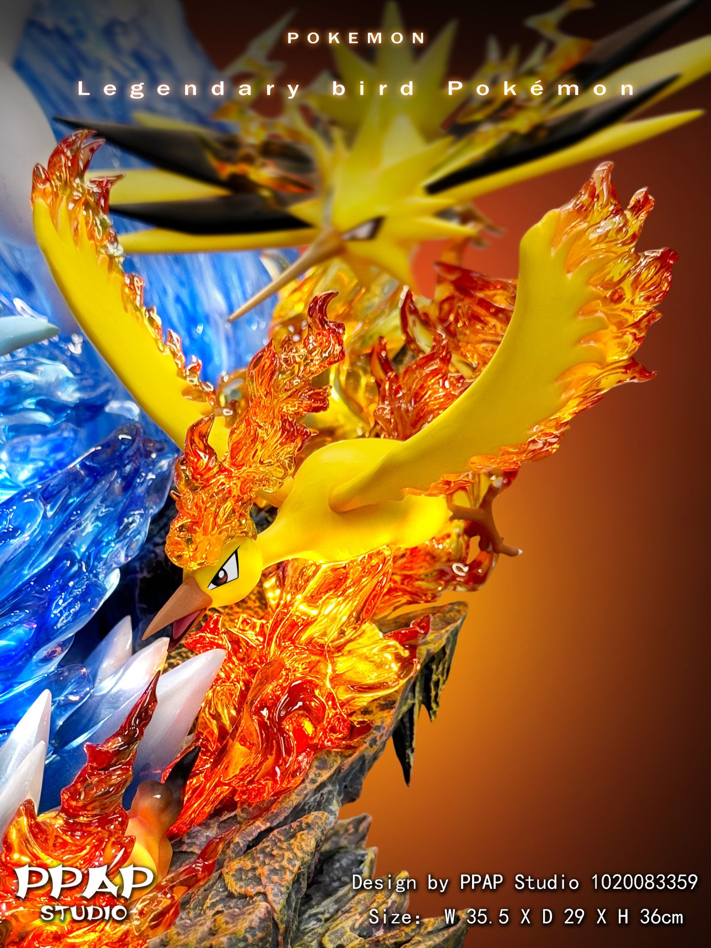 PPAP Studio Legendary Bird Pokemon GK Resin Statue PREORDER - Toy Okoku