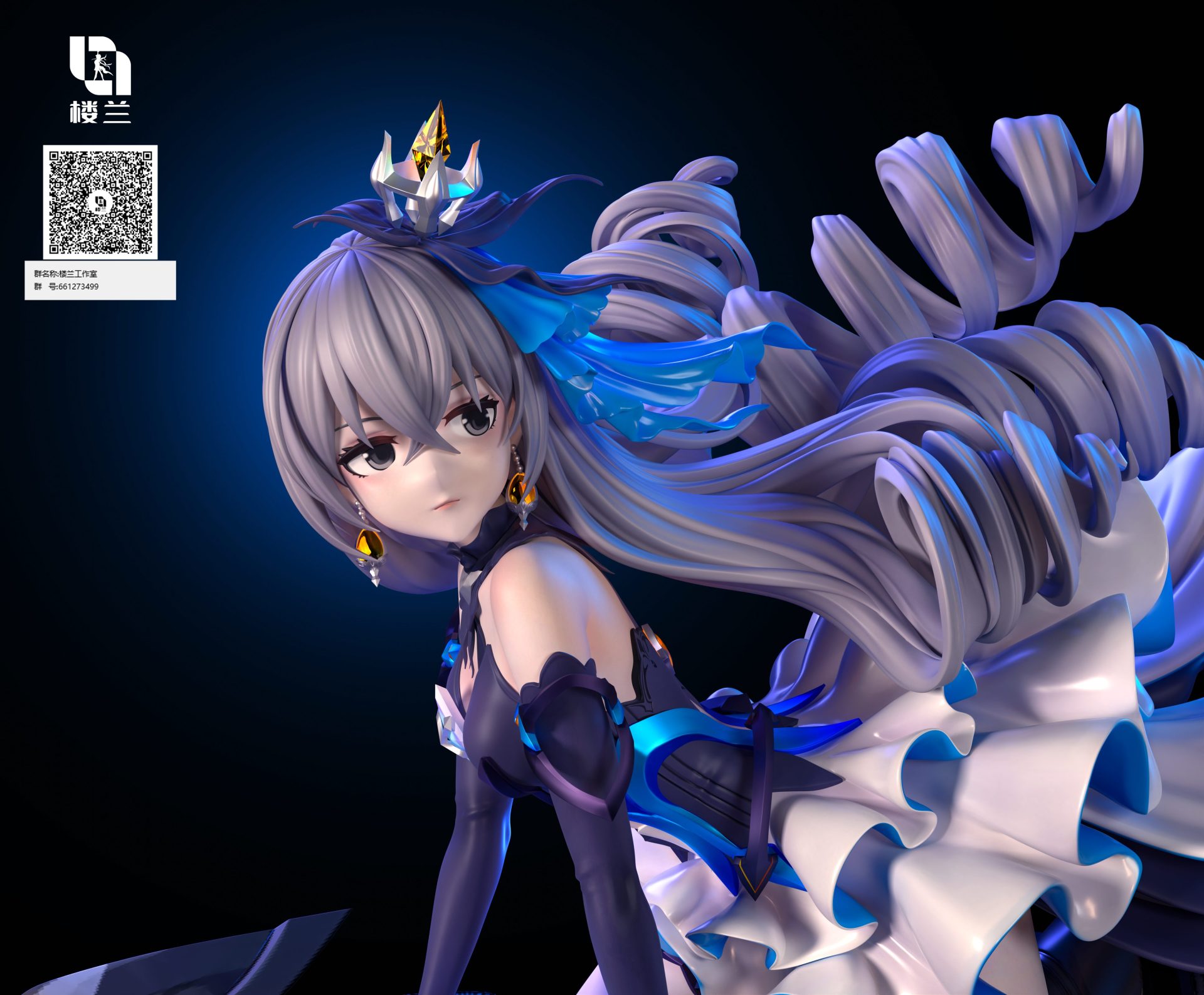 Loulan Studio 1/6 Scale Bronya GK Resin STATUE PREORDER - Toy Okoku