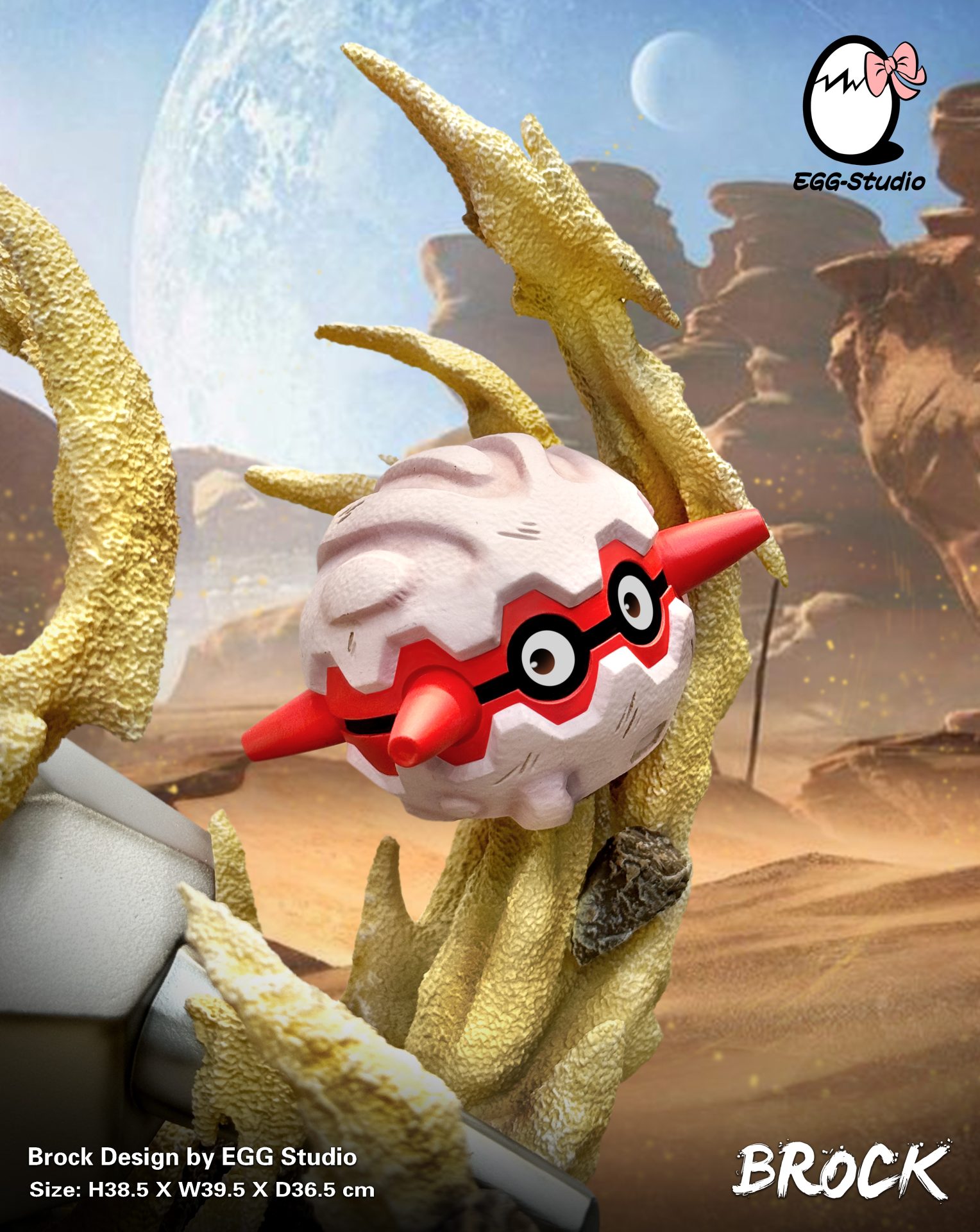 Egg Studio Team Brock Steelix GK Resin Statue PREORDER - Toy Okoku