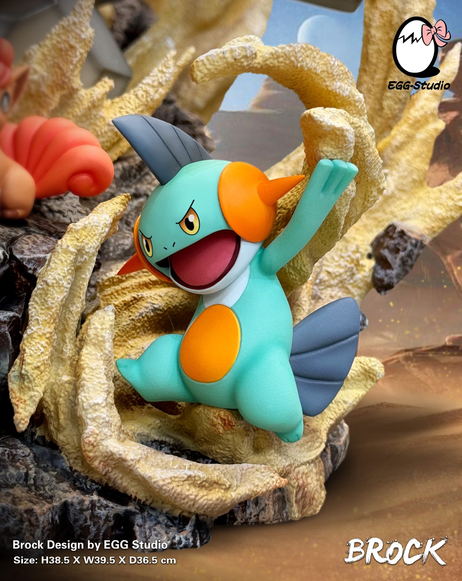 Egg Studio Team Brock Steelix GK Resin Statue PREORDER - Toy Okoku