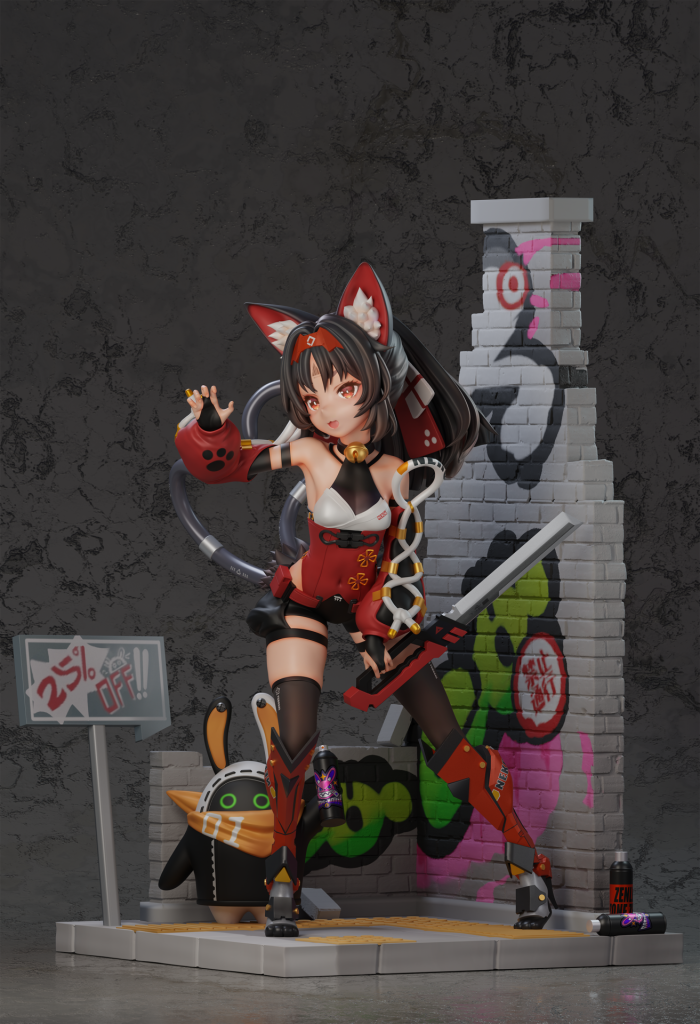 Beast Studio 1/6 Scale Nekomiya Mana GK Resin STATUE IN STOCK - Toy Okoku