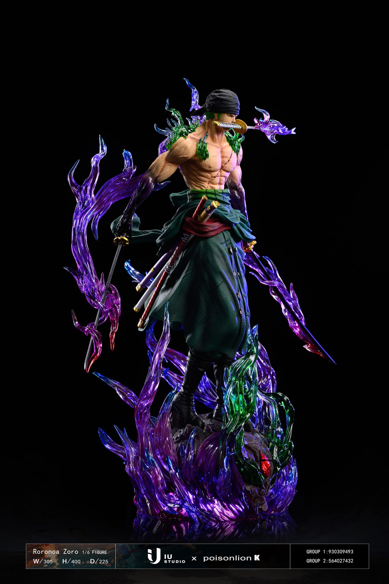 IU x Poisonlion K Studio 1/6 Scale OP Roronoa Zoro GK Resin Statue ...