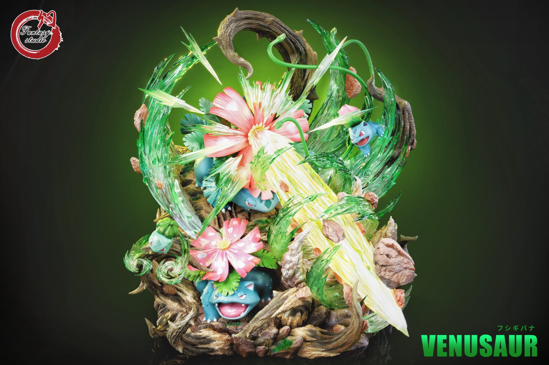 Fantasy Studio Venusaur with LED GK Resin Statue PREORDER - Toy Okoku