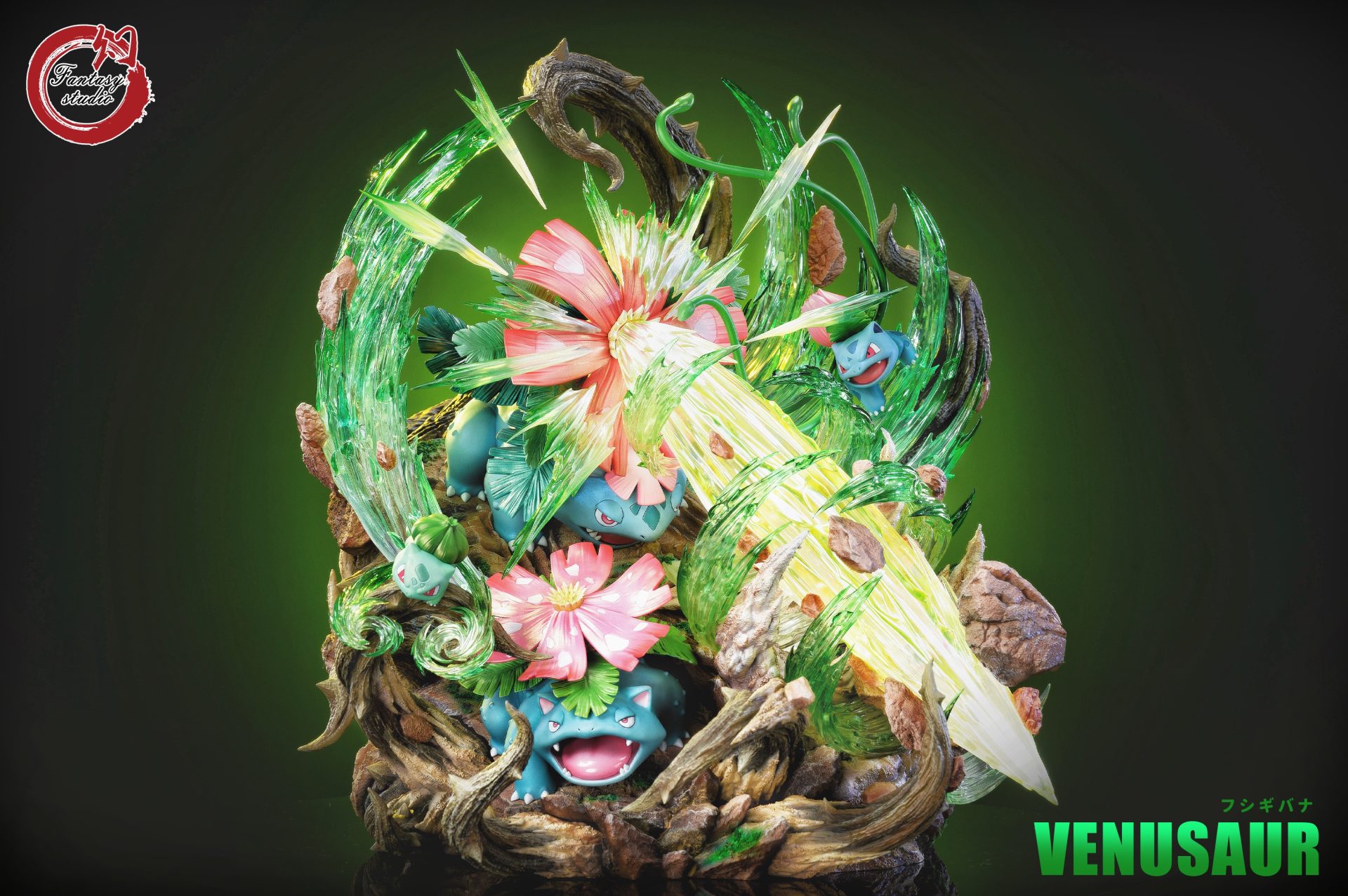 Fantasy Studio Venusaur with LED GK Resin Statue PREORDER - Toy Okoku