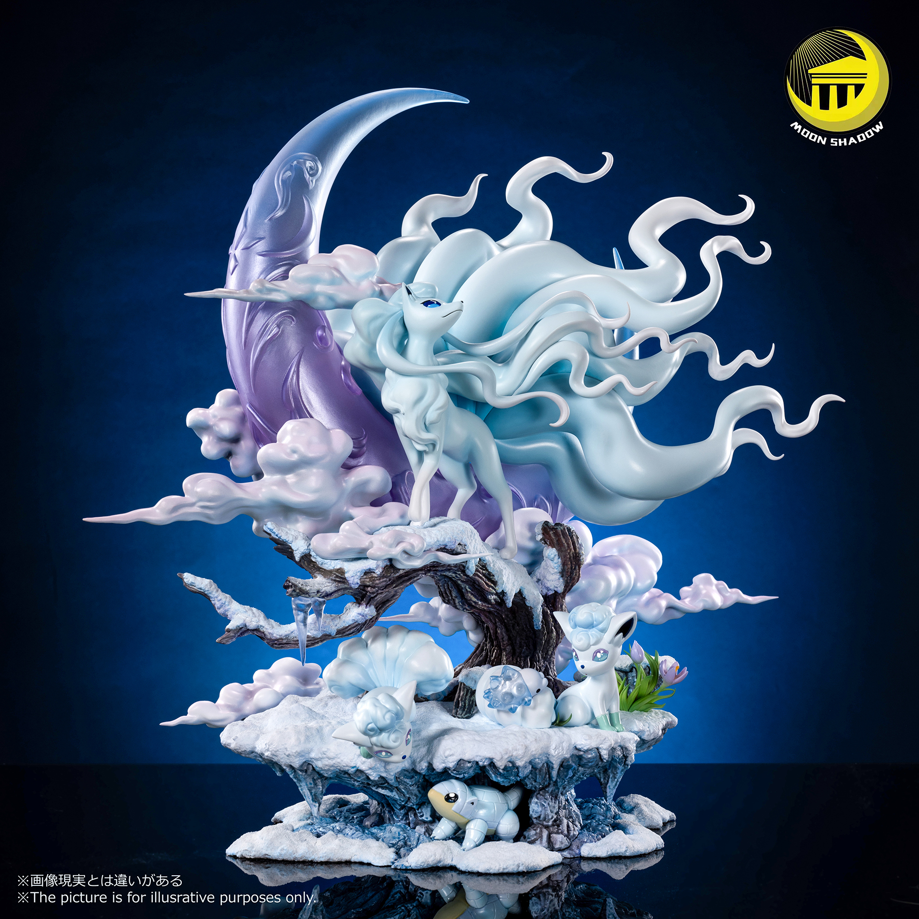 Moon Shadow Studio Alolan Ninetails GK Resin Statue PREORDER - Toy Okoku