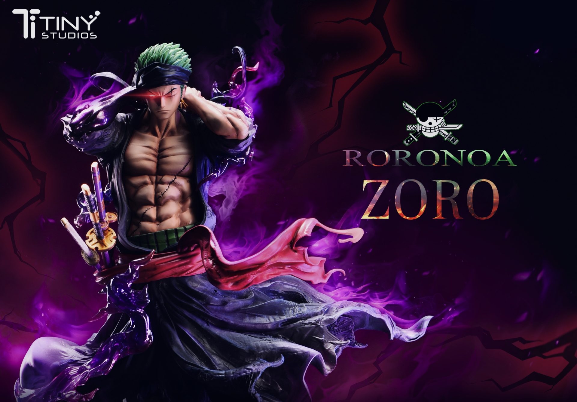Tiny Studios OP Zoro GK Resin Statue PREORDER - Toy Okoku