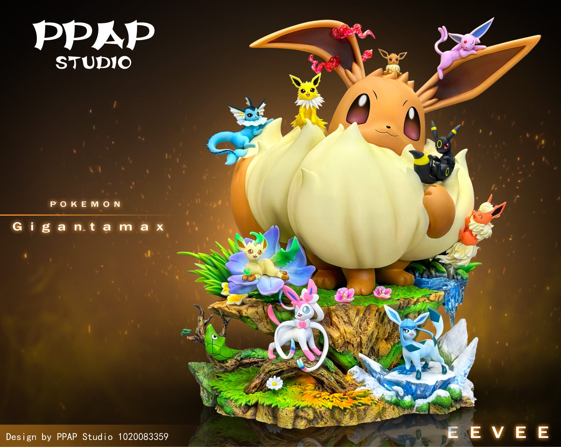 PPAP Studio Eevee GK Resin Statue PREORDER - Toy Okoku