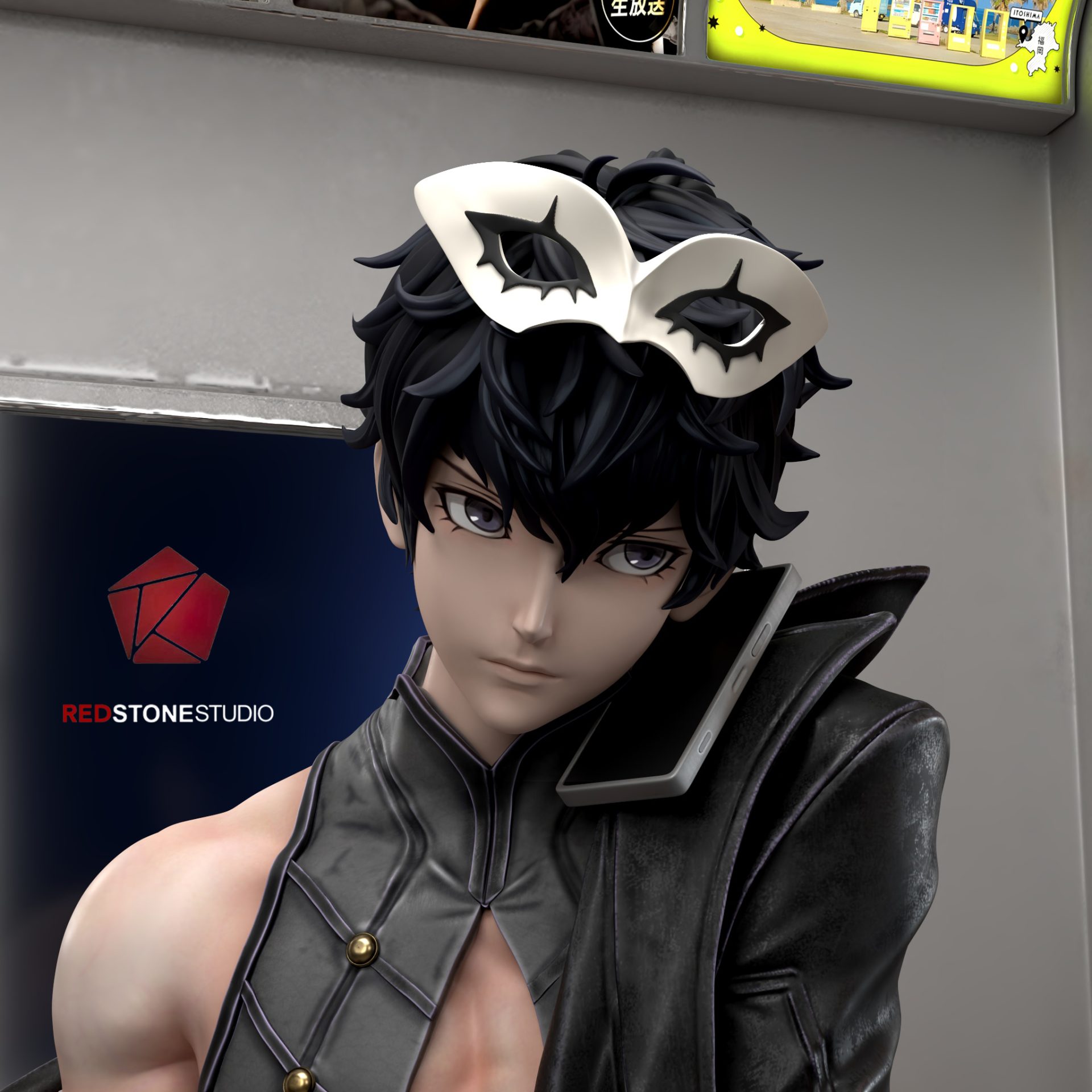 RedStone Studio 1/6 Scale Persona 5 Ren Amamiya GK Resin Statue ...