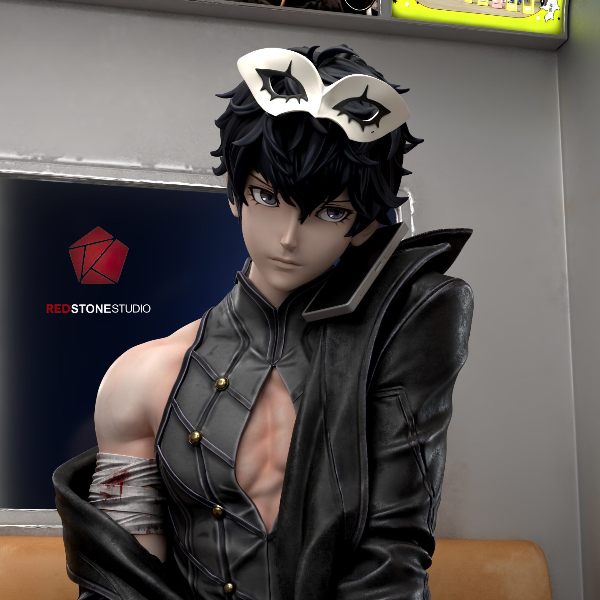 RedStone Studio 1/6 Scale Persona 5 Ren Amamiya GK Resin Statue ...