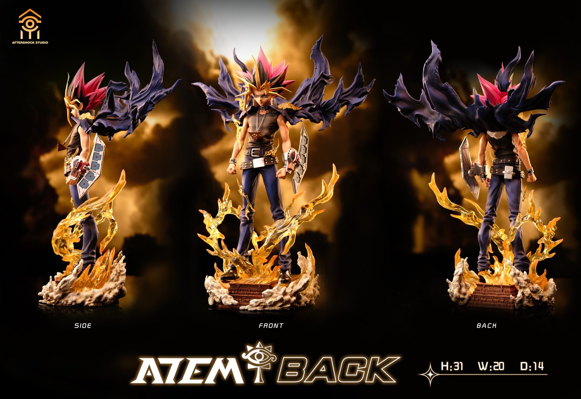 Aftershock Studio Yu Gi Oh ATEM GK Resin STATUE PREORDER - Toy Okoku