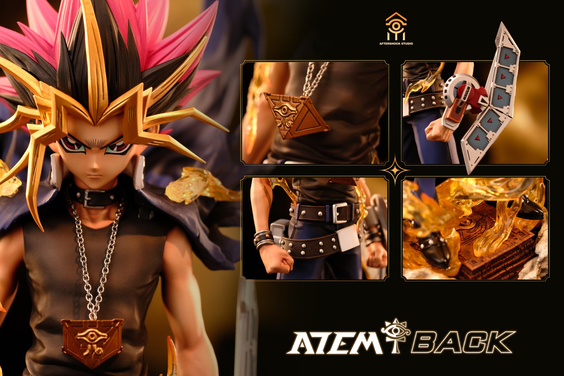 Aftershock Studio Yu Gi Oh ATEM GK Resin STATUE PREORDER - Toy Okoku