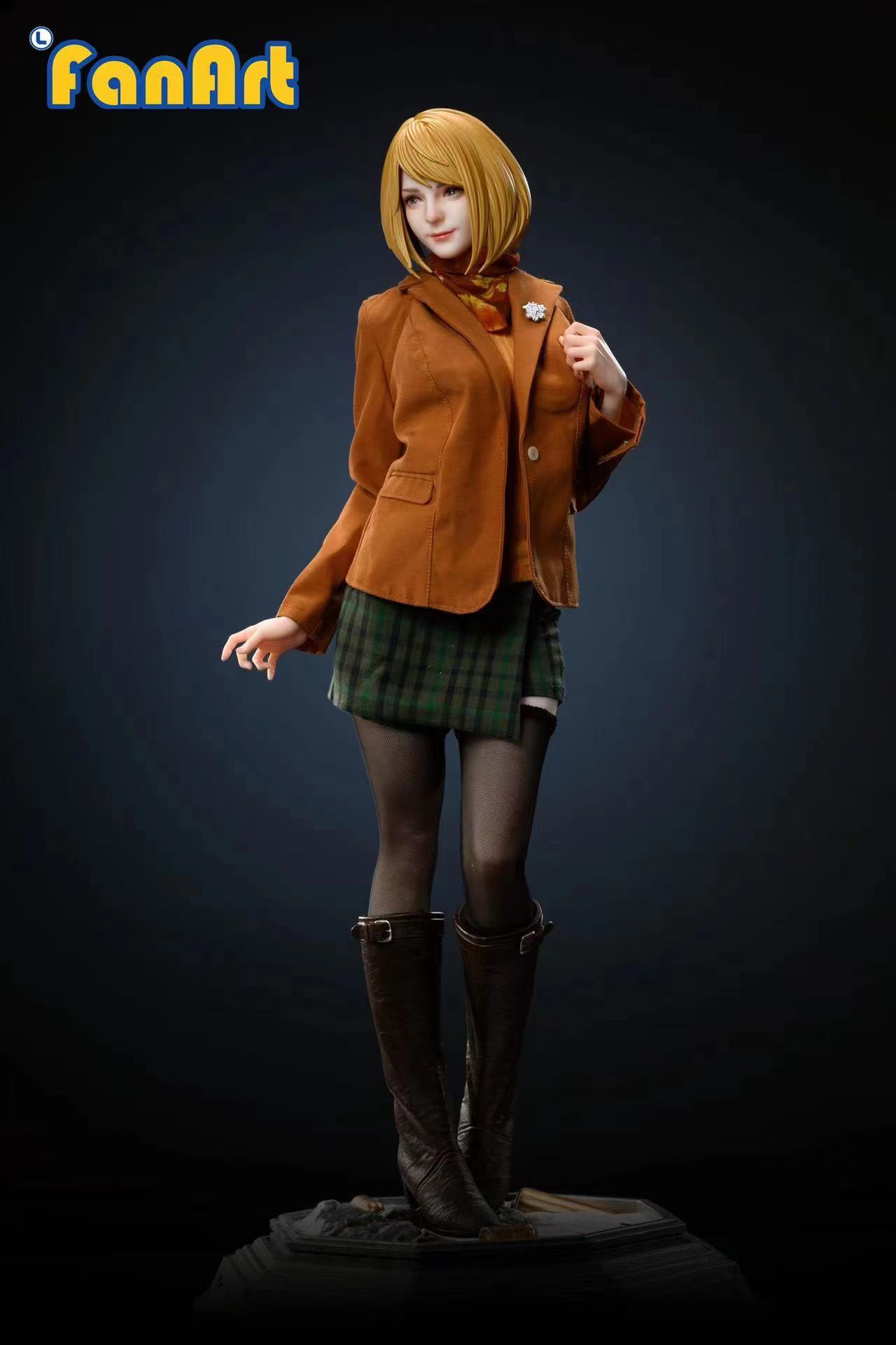 Fan Art Studio Resid Evil 1/4 scale Ashley Graham GK Resin Statue ...