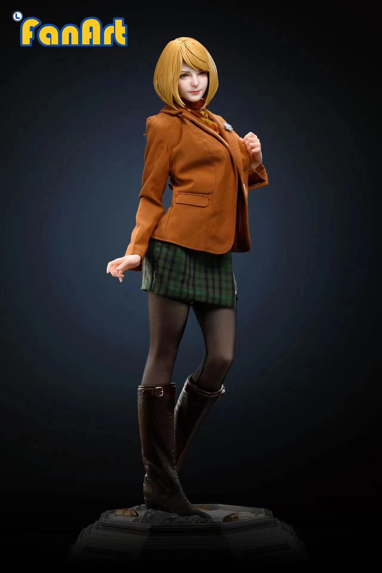 Fan Art Studio Resid Evil 1/4 scale Ashley Graham GK Resin Statue ...