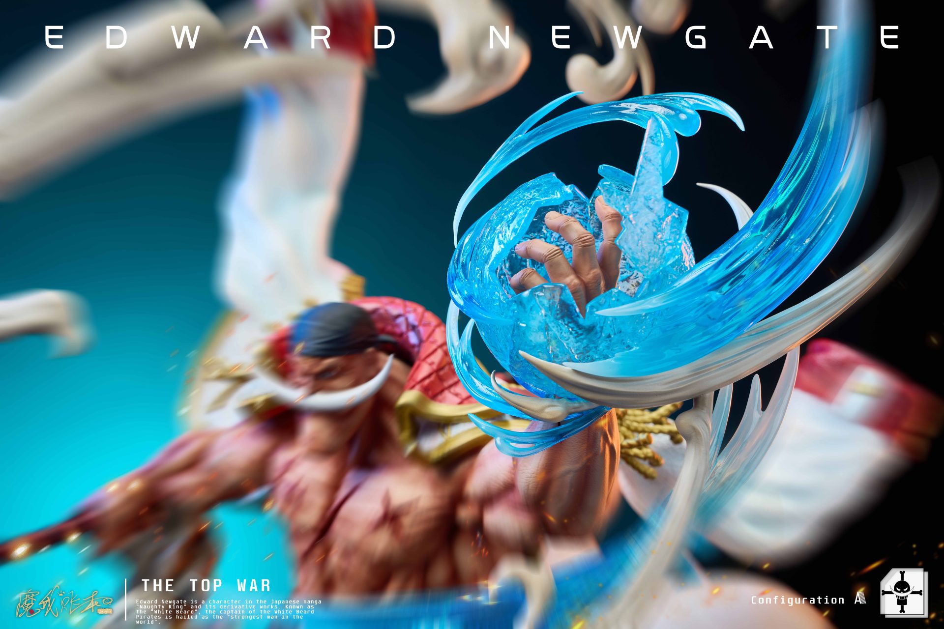 Magic Ledger Studio Edward Newgate Whitebeard GK Resin Statue PREORDE ...