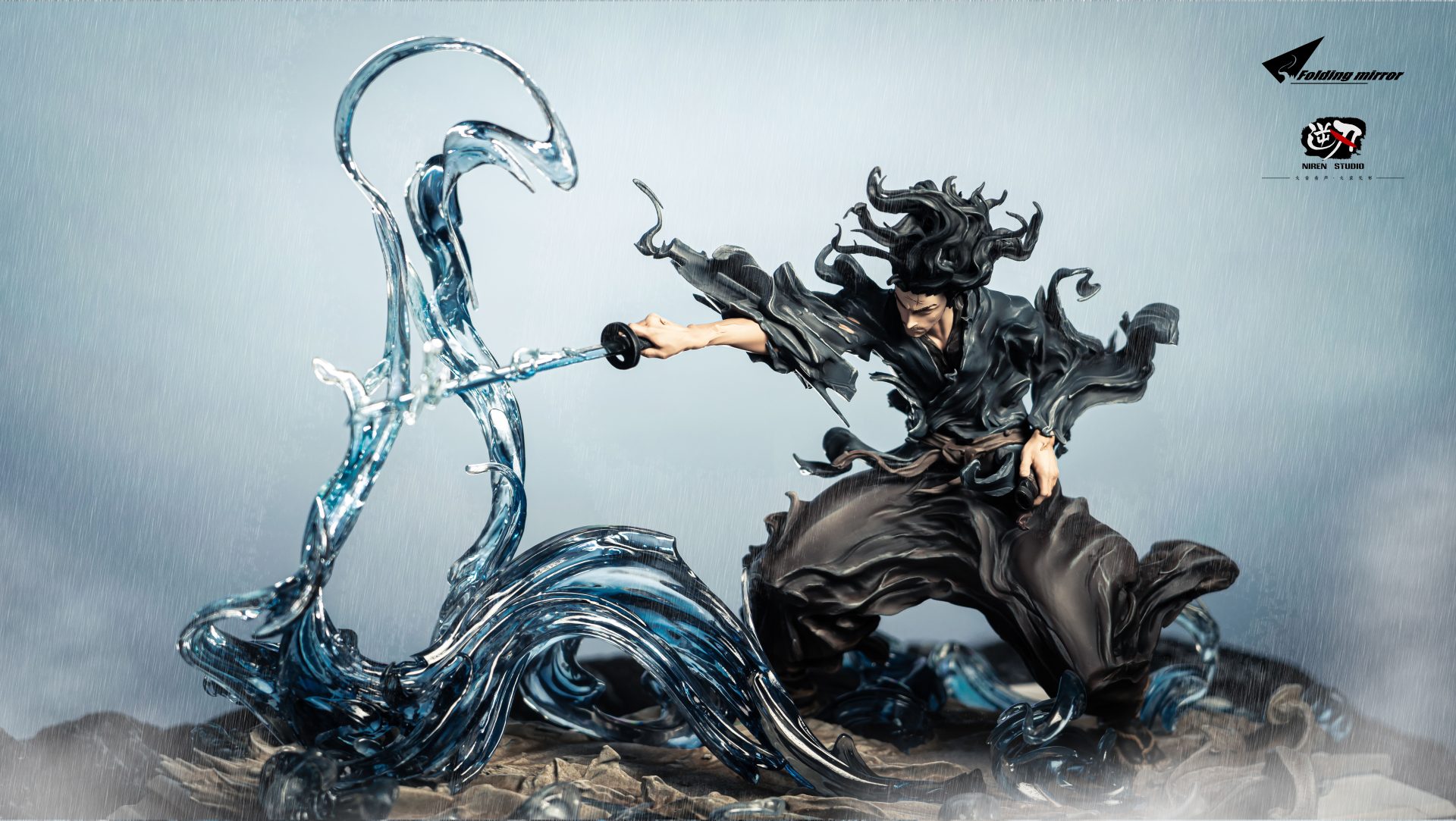 Folding Mirror & Niren Studio Miyamoto Musashi GK Resin Statue PREORDER ...