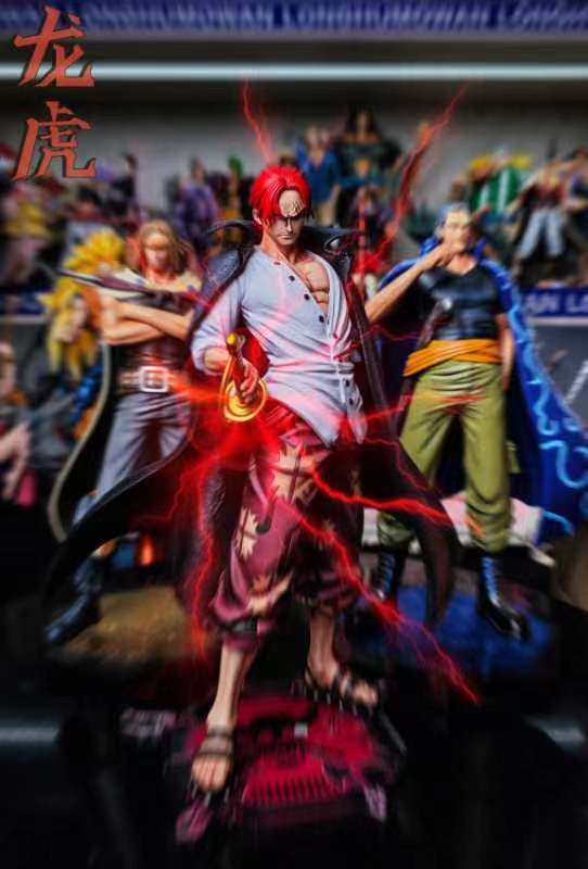 LongHu Studio Standing Red Haired Shanks 2.0 GK Resin Statue PREORDER ...