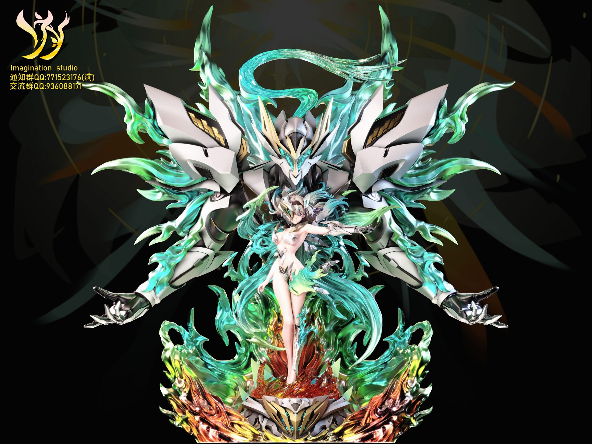 Imagination (YY) Studio 1/6 Scale Honkai Rail Star Firefly GK Resin STATUE PREORDER - Toy Okoku