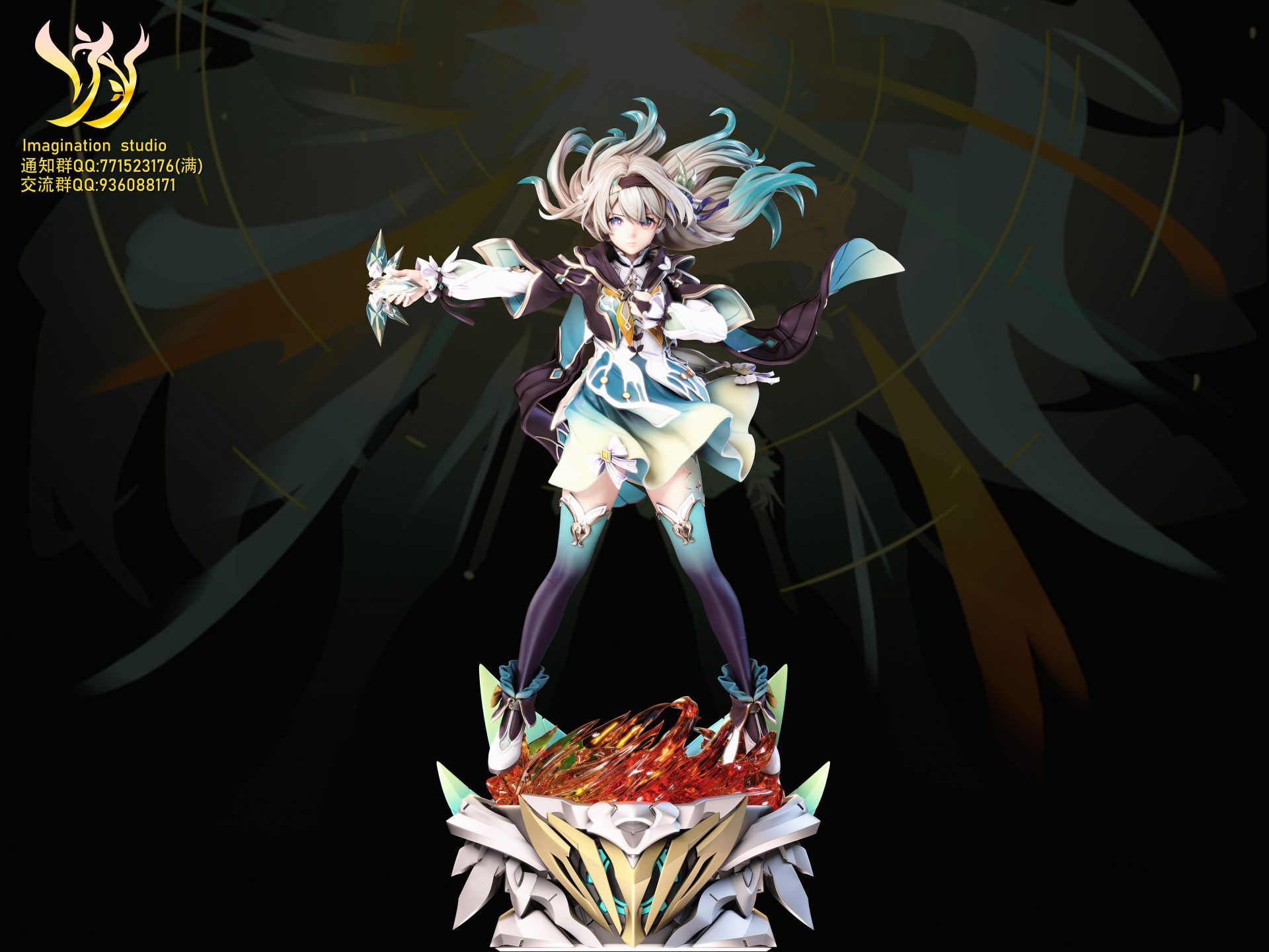 Imagination (YY) Studio 1/6 Scale Honkai Rail Star Firefly GK Resin STATUE PREORDER - Toy Okoku