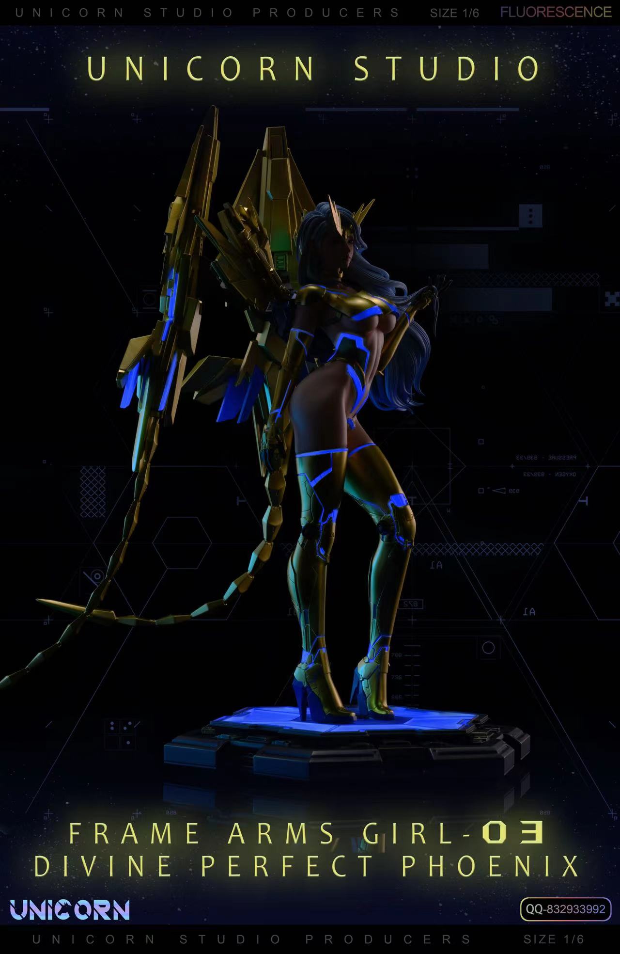 Unicorn Studio 1/6 Scale Frame Arms Girl GK Resin STATUE PREORDER - Toy Okoku